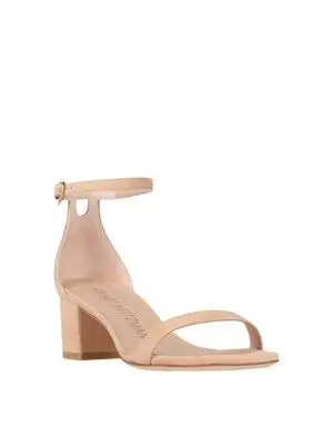 STUART WEITZMAN Ankle Strap Sandals - Beige