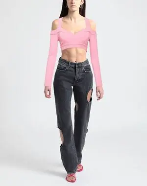 Alexander McQueen Knitted Crop Top