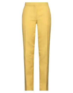 JIL SANDER Cotton Gabardine High Waisted Straight Leg Trousers
