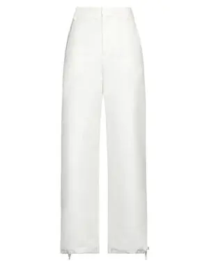 Marni Pants In Polyamide, Linen, And Cotton - White