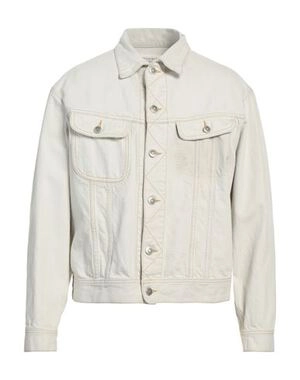 MAISON MARGIELA Denim Trucker Jacket - Light Grey
