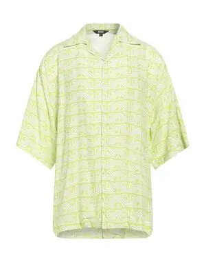 GCDS Man Shirt Lime Green Size M Viscose