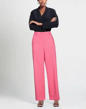 MSGM Wide Leg Viscose-blend Pants