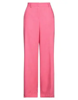 MSGM Wide Leg Viscose-blend Pants