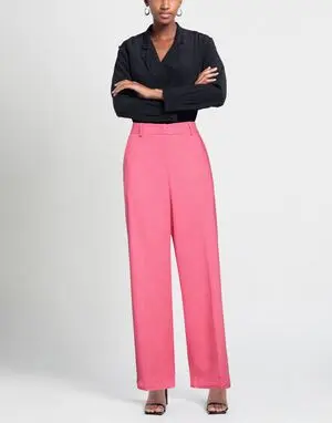 MSGM Wide Leg Viscose-blend Pants