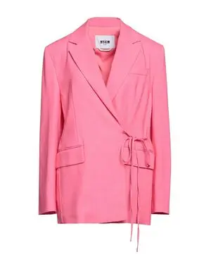 MSGM Double-breasted Blazer - Pink