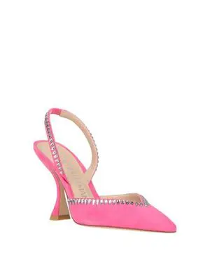 STUART WEITZMAN Leather Slingback Pumps