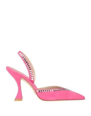 STUART WEITZMAN Leather Slingback Pumps