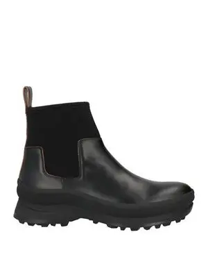 JIL SANDER Leather Ankle Boots