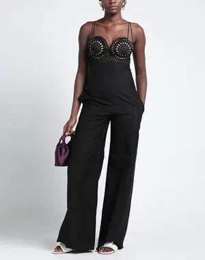 Stella McCartney Jumpsuit In Linen, Cotton, Polyamide, Acetate, And Silk