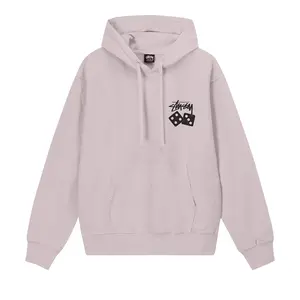 StÜssy Dice Pigment Dyed Hoodie - Purple