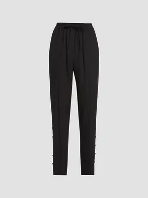 3.1 Phillip Lim Button-vent Oversized Pants - Black