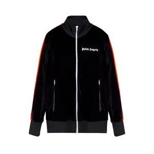 Palm Angels Pa Rainbow Chenille Track Jacket - Black