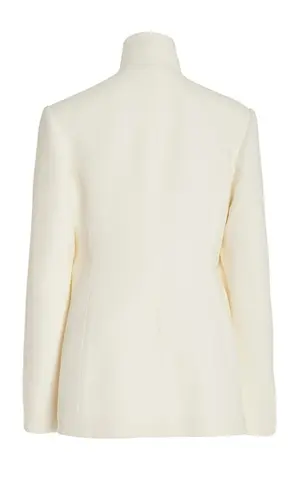 Brandon Maxwell Roslyn Wool Crepe Jacket