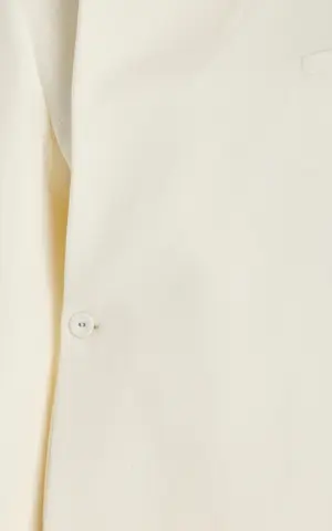 Brandon Maxwell Roslyn Wool Crepe Jacket