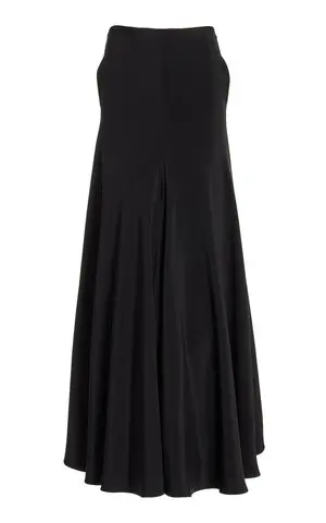 Brandon Maxwell The Millie Silk-crepe Maxi Skirt