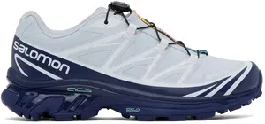 SALOMON Salomon Blue XT-6 GTX Sneakers Blue Print/heather/w