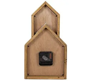 FORESIDE HOME & GARDEN Church Tabletop Clock