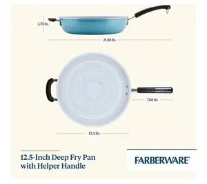 FARBERWARE Eco Advantage Ceramic Deep Frying Pa N 12.5in