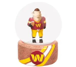 EVERGREEN Nfl Team Mascot Water Globe