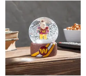 EVERGREEN Nfl Team Mascot Water Globe