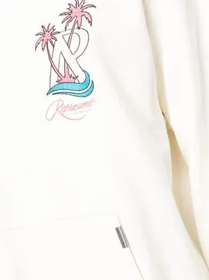 REPRESENT Resort Logo-print Cotton Hoodie