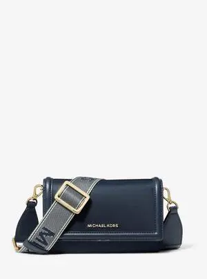 Michael Kors Jet Set Small Nylon Gabardine Crossbody Bag - Blue