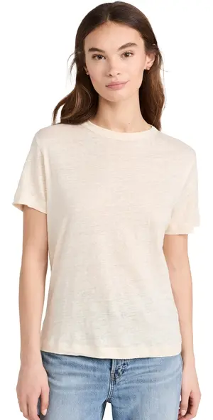 Sold Out NYC The Linen Perfect Tee - Cream