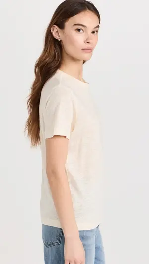 Sold Out NYC The Linen Perfect Tee - Cream