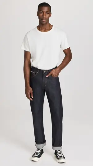 Naked & Famous Denim True Guy 11oz Stretch Selvedge Jeans - Indigo