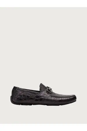 FERRAGAMO Gancini Driver Ornat - Black