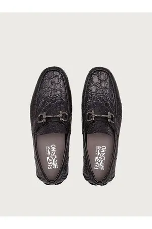 FERRAGAMO Gancini Driver Ornat - Black