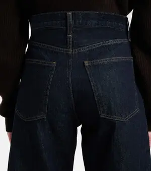 AGOLDE Luna High-rise Barrel-leg Jeans - Blue