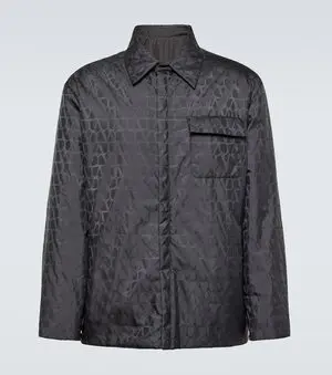 Valentino Garavani Toile Iconographe Reversible Jacket - Black