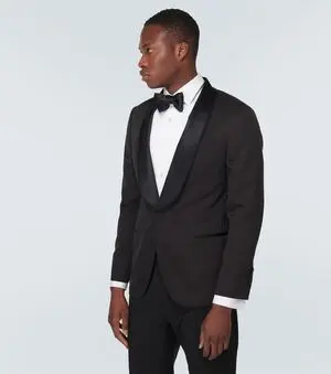Brunello Cucinelli Single-breasted Silk Tuxedo Jacket