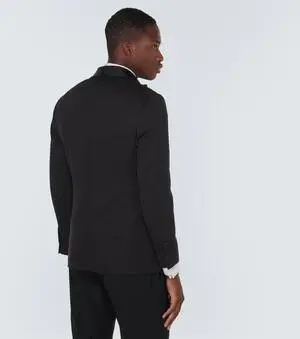 Brunello Cucinelli Single-breasted Silk Tuxedo Jacket