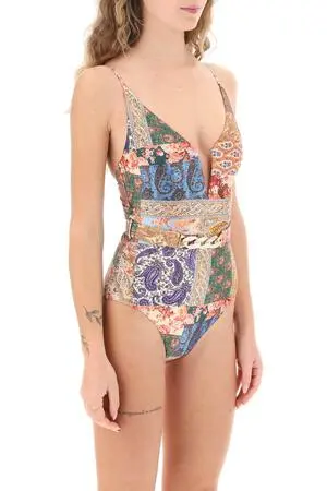 Zimmermann Devi Plunge One Piece Swimsuit