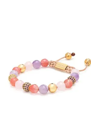 NIALAYA JEWELRY Amethyst Quartz Beaded Bracelet