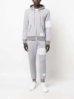 Thom Browne Checked Jacquard Track Pants
