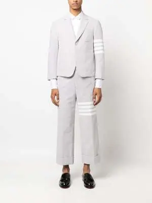 Thom Browne Striped Single-breasted Blazer