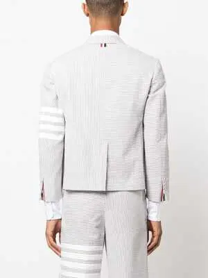 Thom Browne Striped Single-breasted Blazer