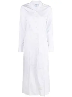 Thom Browne Pleated Shirtdress