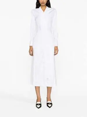 Thom Browne Pleated Shirtdress