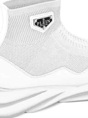 Philipp Plein Skywalker Logo-appliqué Sneakers - White