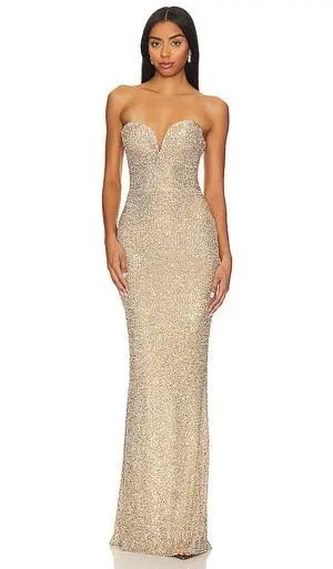 NOOKIE Lumiere Gown - Gold