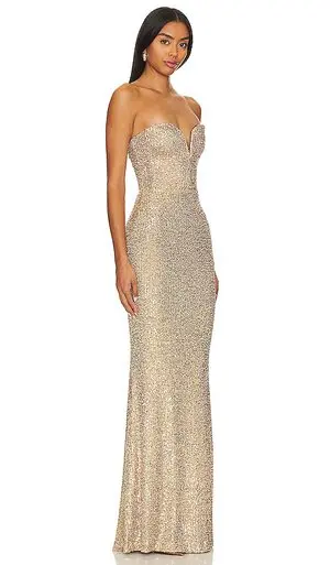 NOOKIE Lumiere Gown - Gold