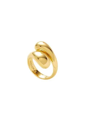 MISSOMA Savi Crossover 18kt -plated Ring - Gold