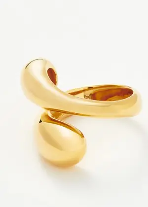 MISSOMA Savi Crossover 18kt -plated Ring