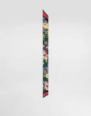 Dolce & Gabbana Garden- Twill Headscarf - Print