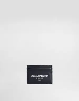 Dolce & Gabbana Calfskin Card Holder - Blue